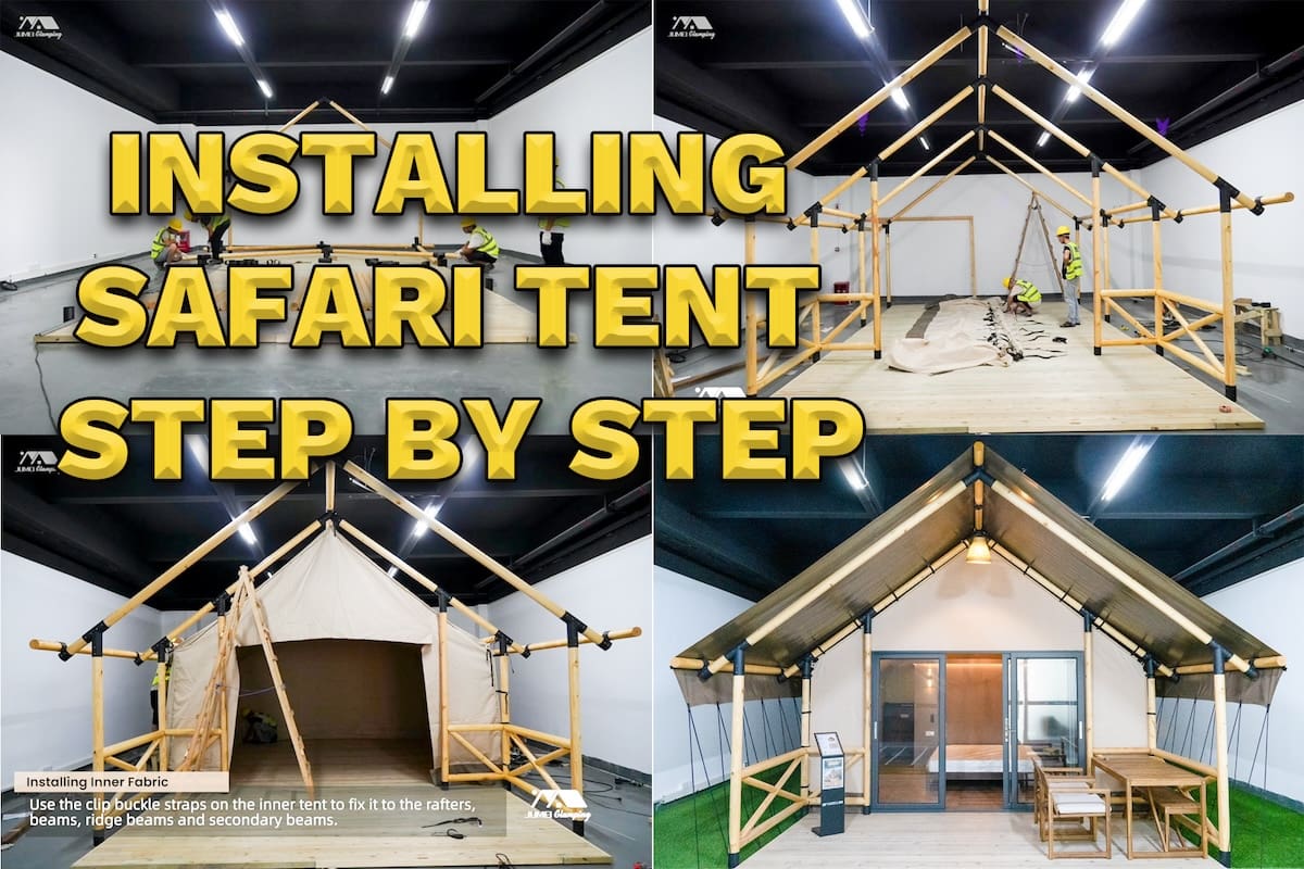 Build a Safari Tent Step by Step(Video)
